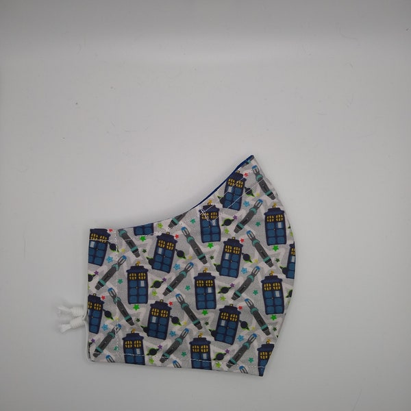 Doctor Who Face Mask - Etsy