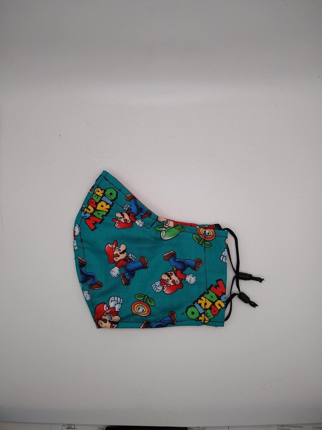 Ready to Ship 2 Layer Super Mario Face Mask - Etsy