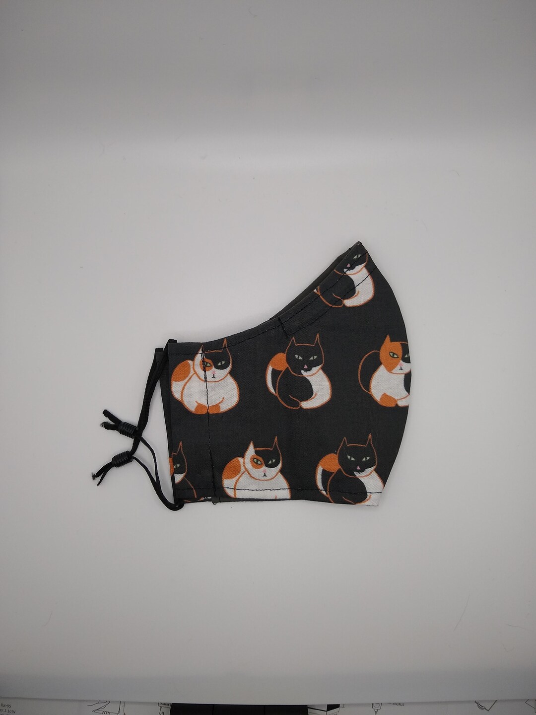 Made to Order 2 Layer Calico Cats Face Mask - Etsy