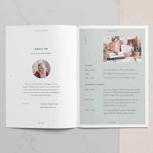 Portfolio Catalog + Resume for Crafters / Artists / Handmade Goods ...