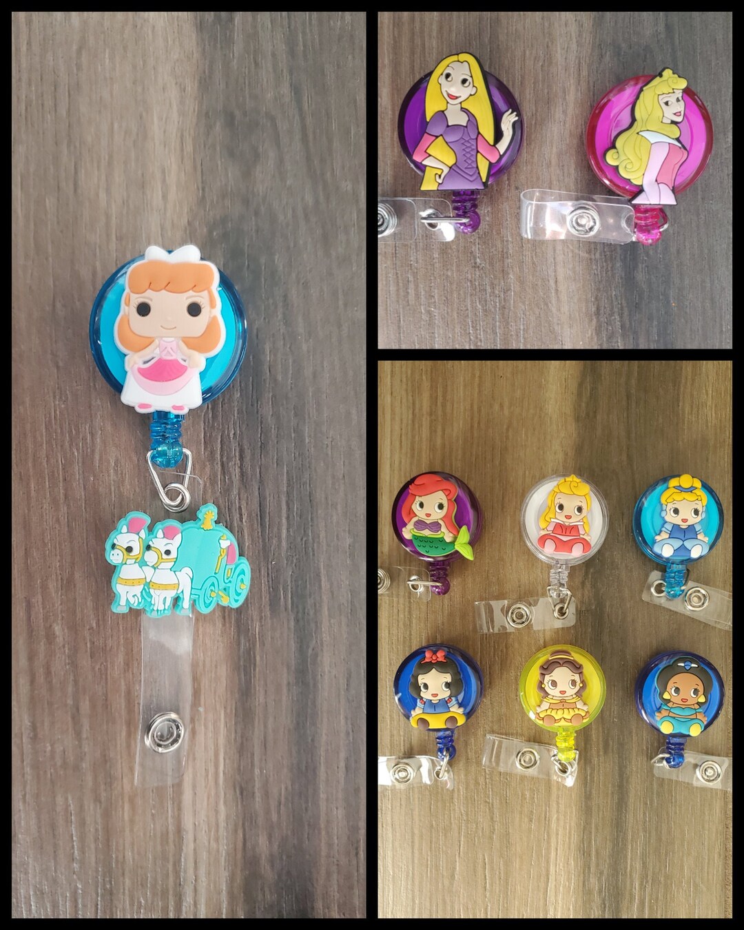 Princess, Castle, Mermaid, Rapunzel, Badge Holder, Nurse ID Badge ...