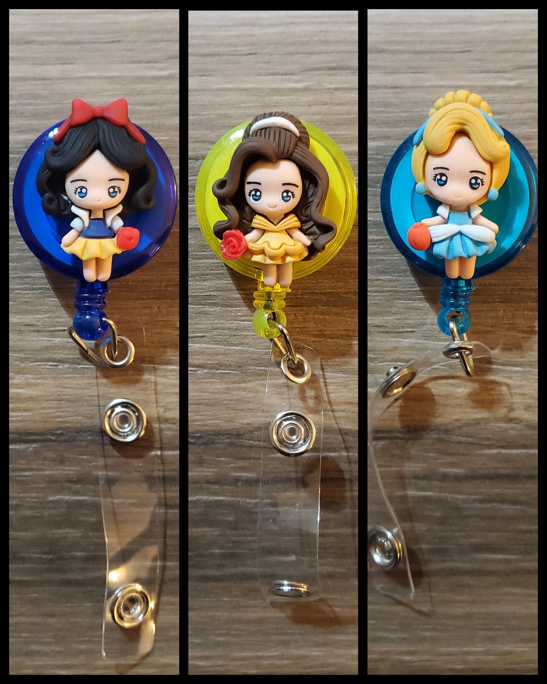 Princess, Belle, Ariel, Rapunzel, Badge Holder, Nurse ID Badge Holder ...