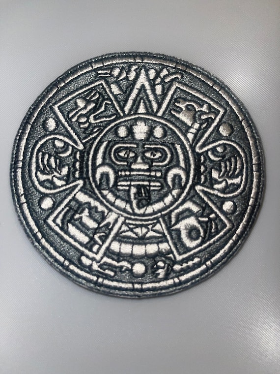 Aztec Calendar Patch/calendario Azteca Parche - Etsy