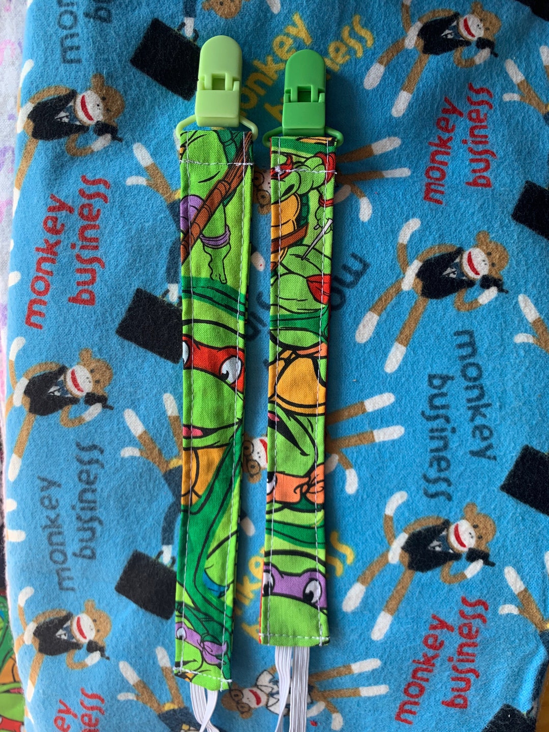 Ninja Turtles Pacifier Clips - Etsy