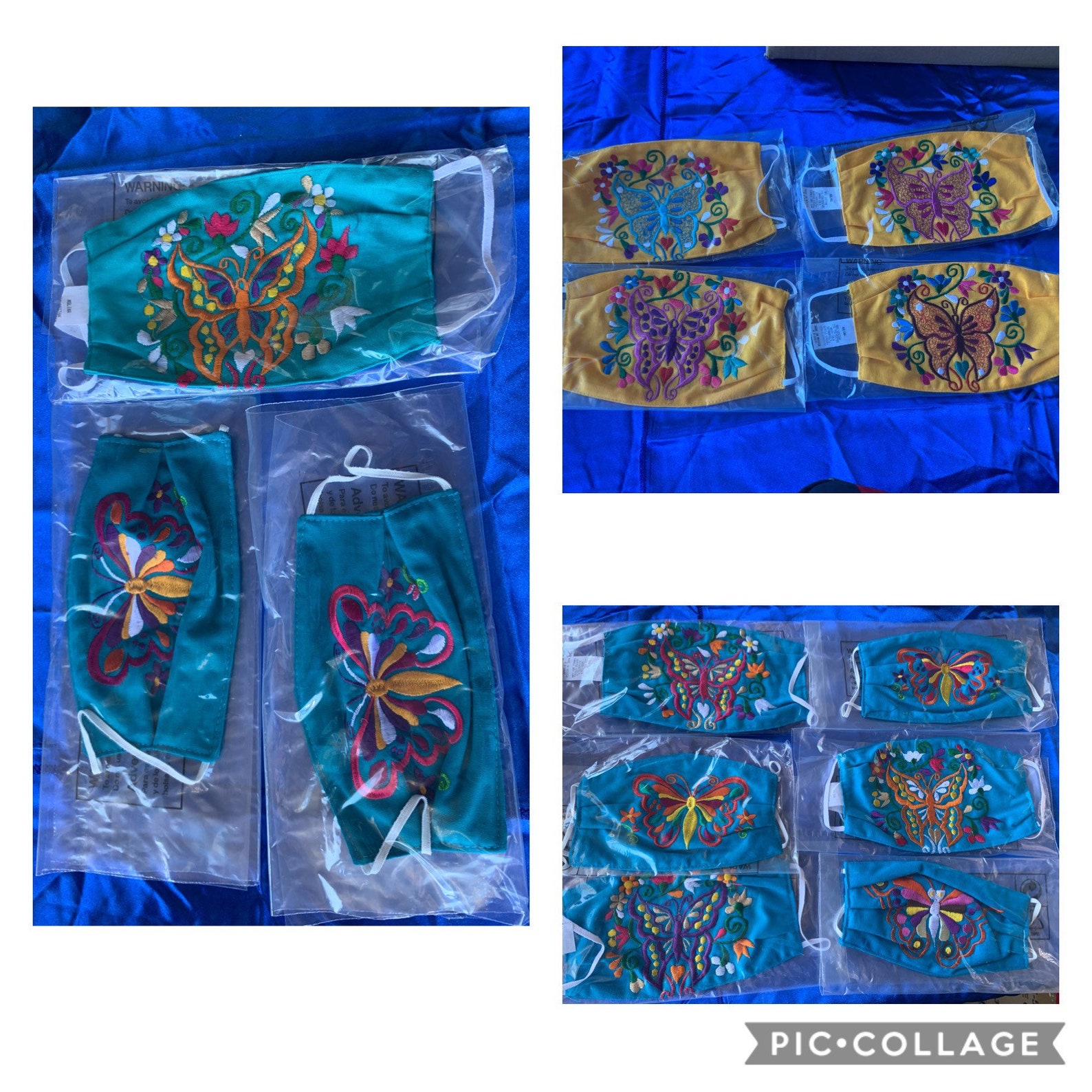 Embroidered Face Mask, Mexican Face Mask, Mexican Artesanal Face Mask ...