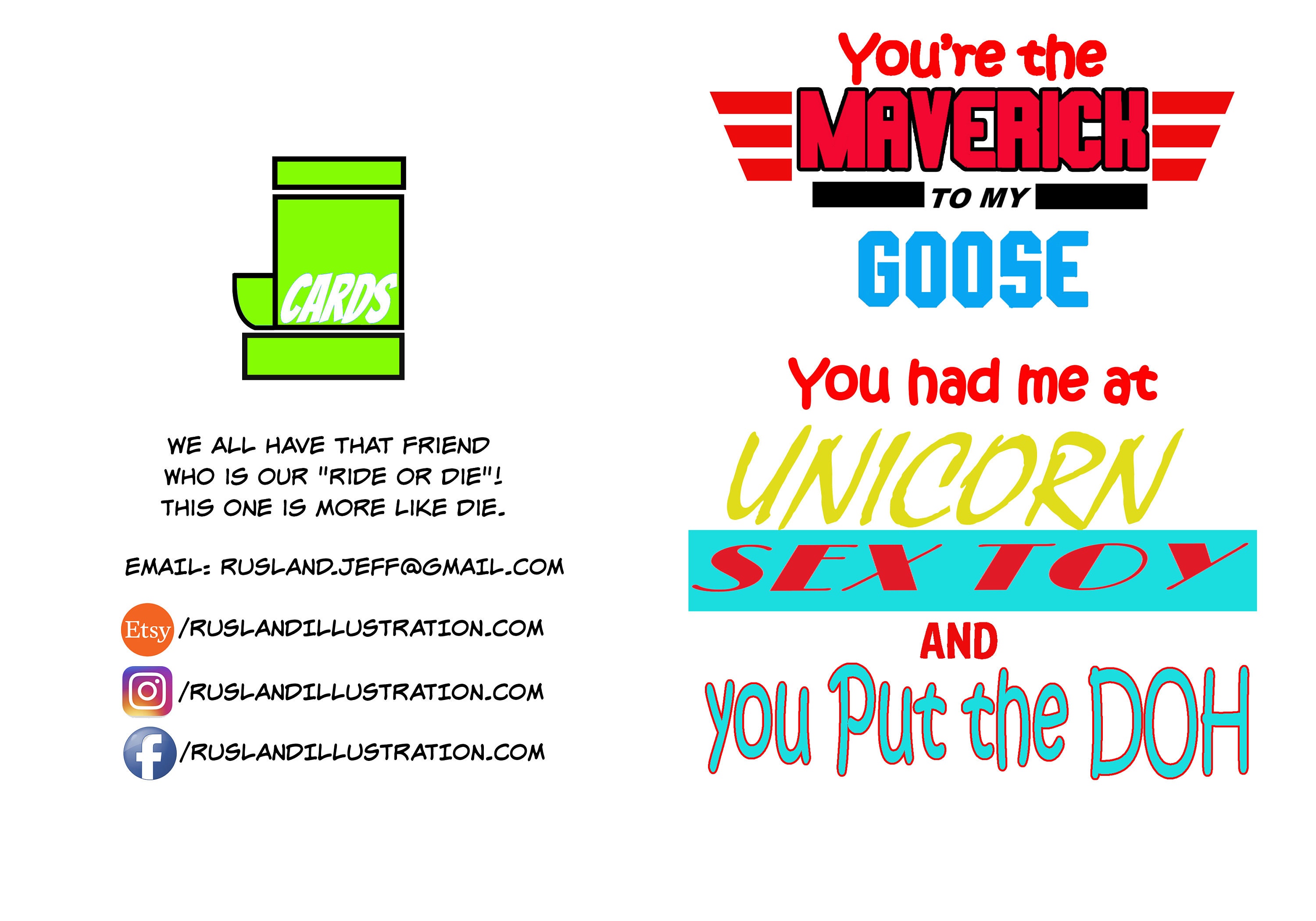 Printable Funny Deadpool Card | Funny Dopinder and Unicorns Interior ...