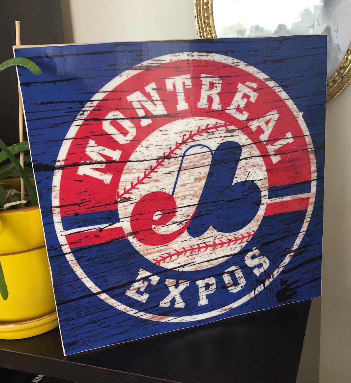 Montreal Expos Wooden Sign 10 X 10 Wall Art Handmade - Etsy Canada