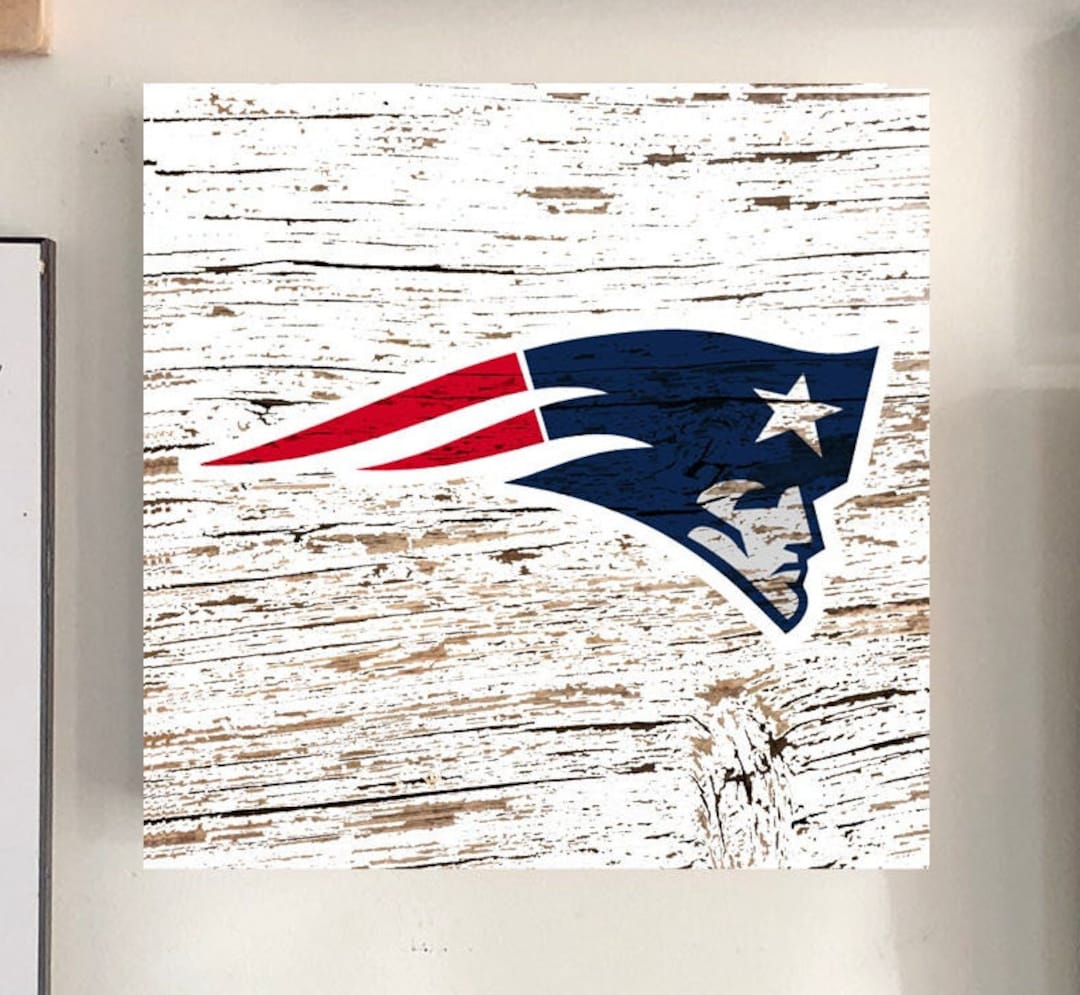 Rustic Football Club Wooden Sign | New England Team Decor | Laser Print ...