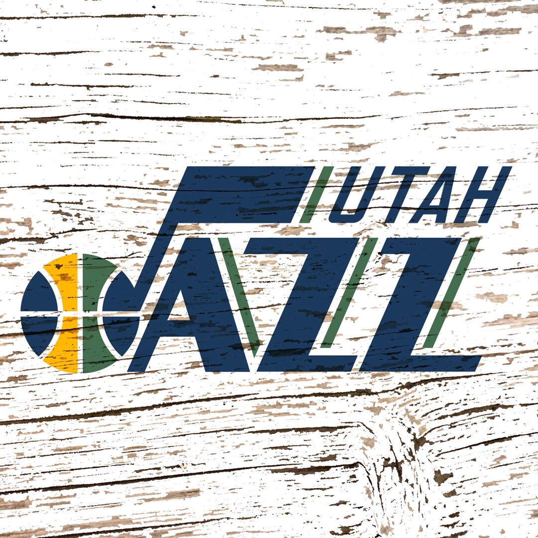 Utah Jazz Wooden Sports Sign | 10 X 10 Wall Art | Handmade Gift | Wall ...