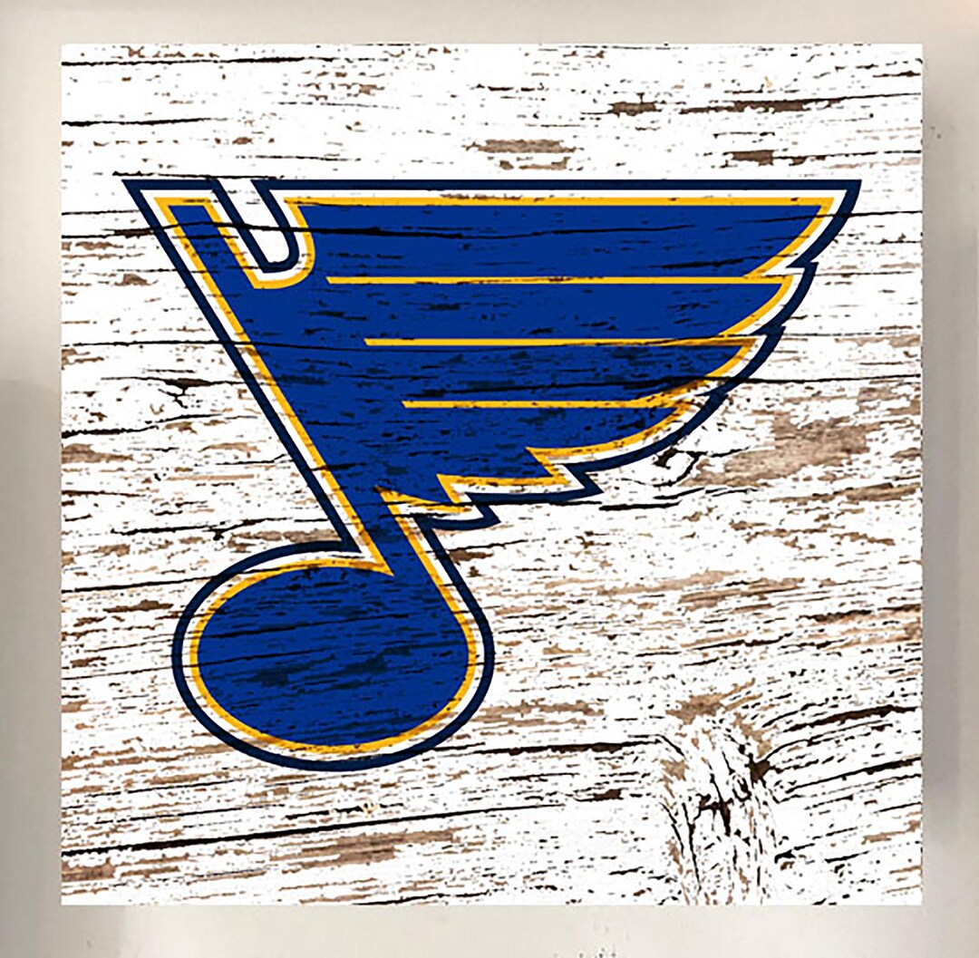 Rustic Hockey Club Wooden Sign | St. Louis Team Decor | Laser Print on ...