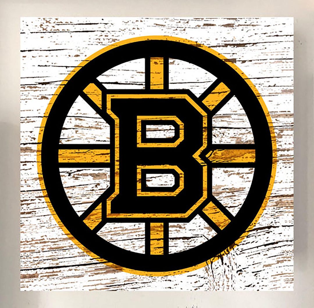 Sports Logo Sign | Hockey Club Wooden Sign | Bostonteam Decor | Laser ...