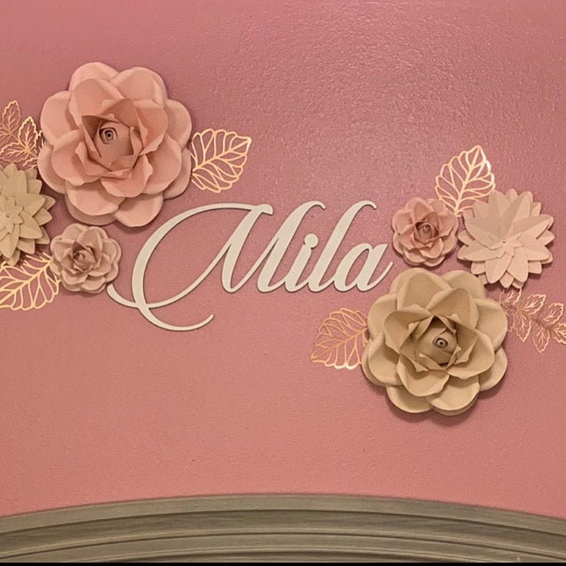 Wooden Name Sign Nursery Name Baby Name Cut Out Cutout | Etsy