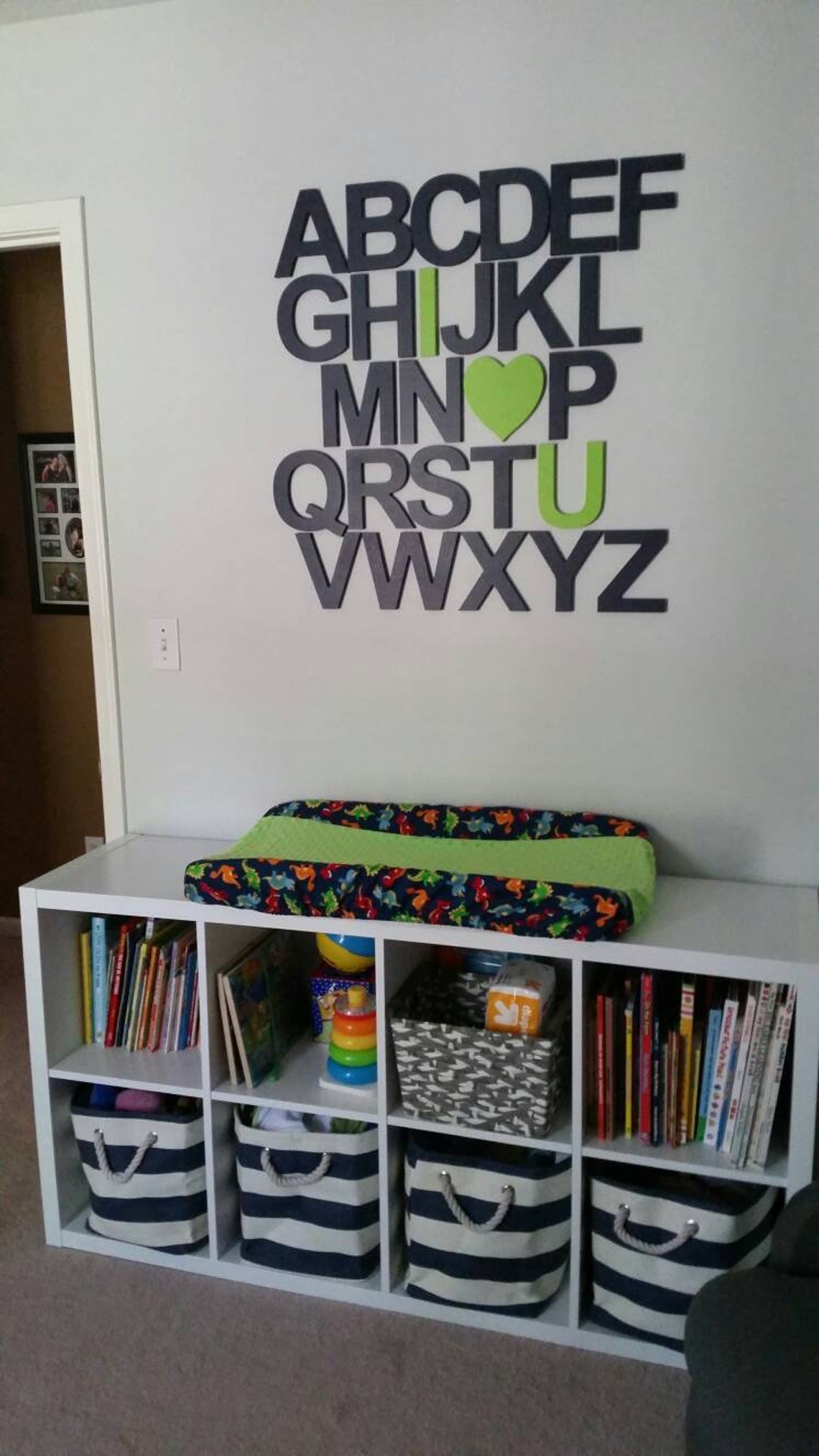 Nursery Wall Letters Wooden Alphabet Set Alphabet Wall - Etsy