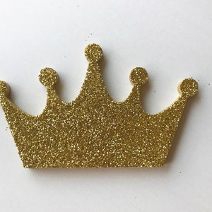 Gold Glitter Princess Crown Decor Wall Decoration Girls - Etsy