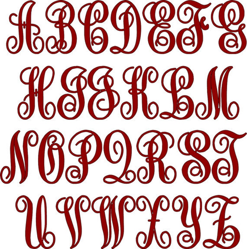 Large Wall Letters Script Monogram Wooden Wall Monogram - Etsy