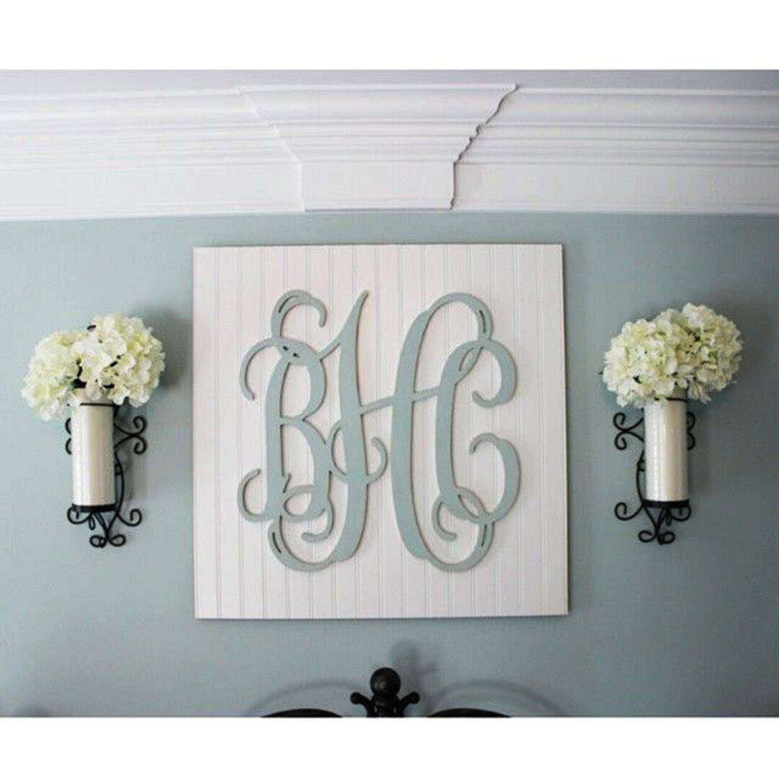 28 Wood Monogram Letters Nursery Decor Wooden - Etsy