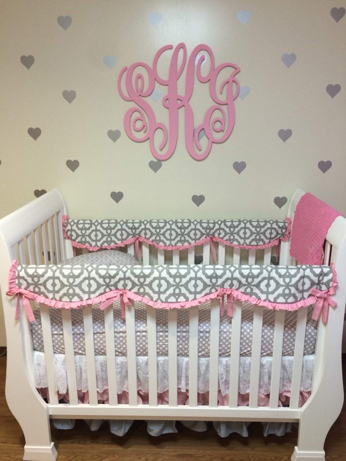 Wood Monogram Wall Decor PAINTED MonogramAll Sizes Home | Etsy