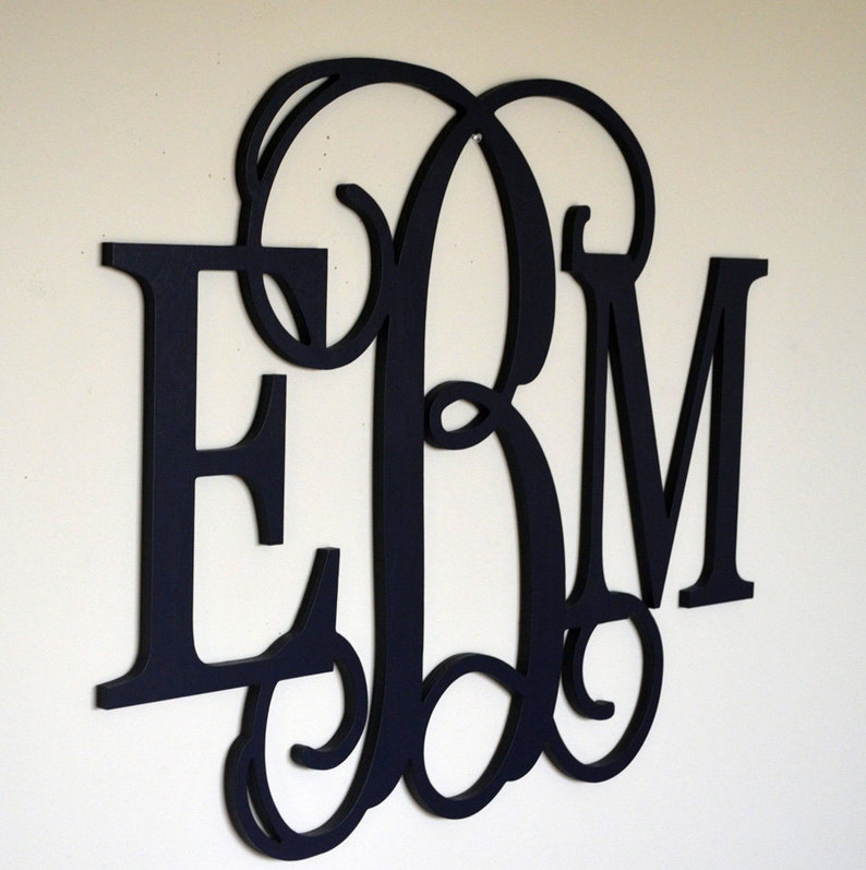 18 X 24 Wooden Monogram Wall Hanging Nursery Decor Bedroom - Etsy