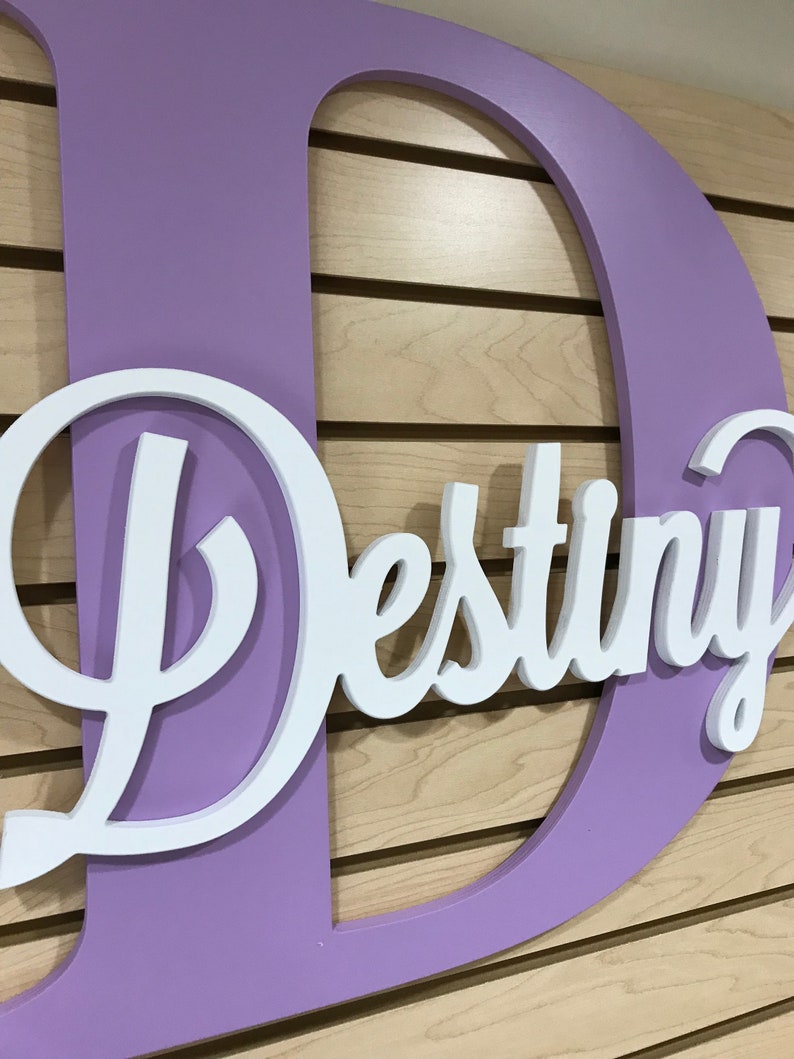 Wooden Letters / Wood Name Letters/ Nursery Name Sign/ Wall - Etsy