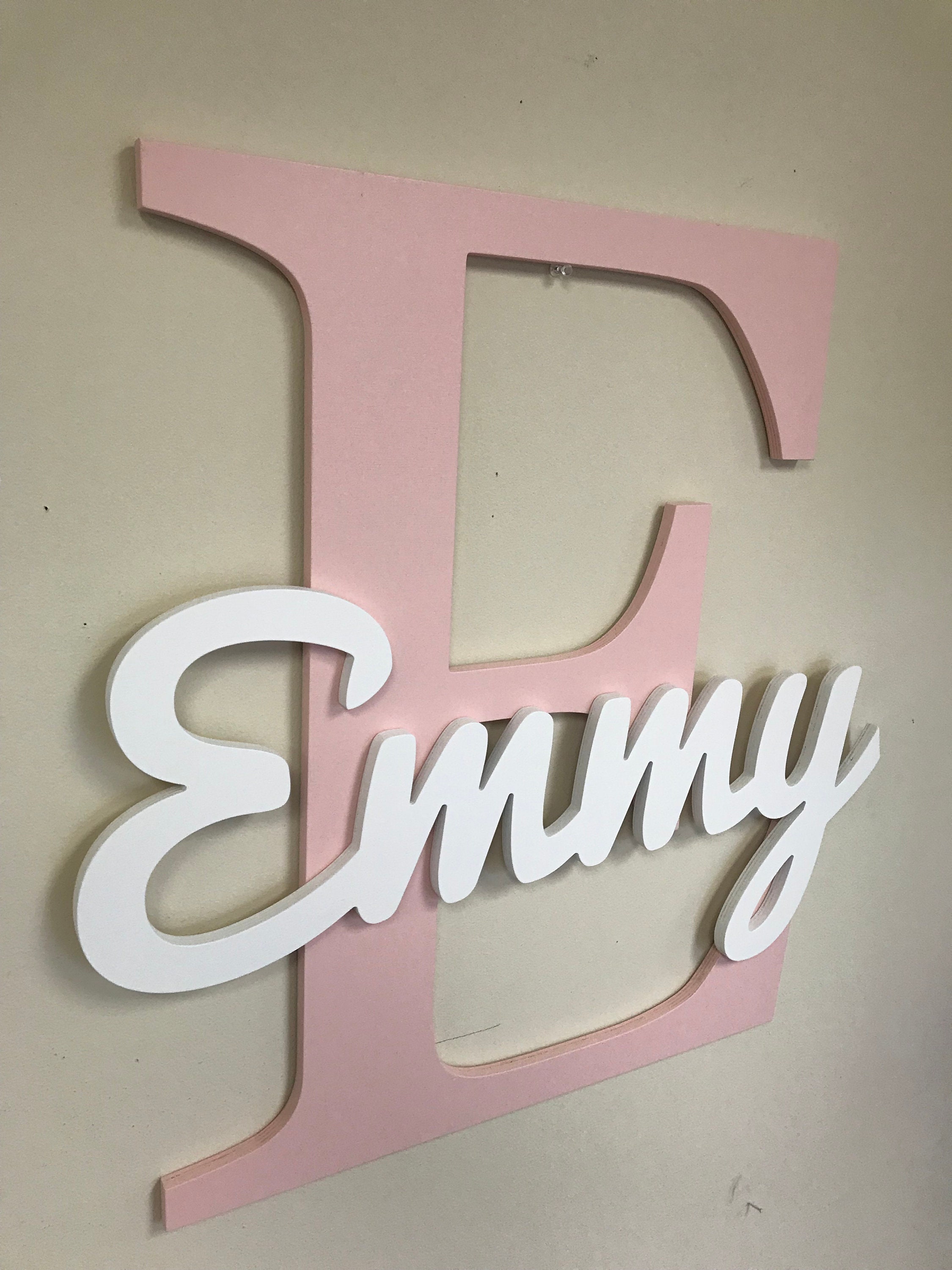 Wooden Letters / Wood Name Letters/ Nursery Name Sign/ Wall | Etsy