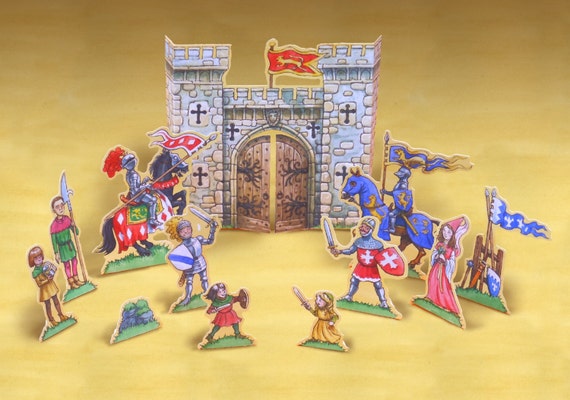 Knights Play Set Printable - Etsy