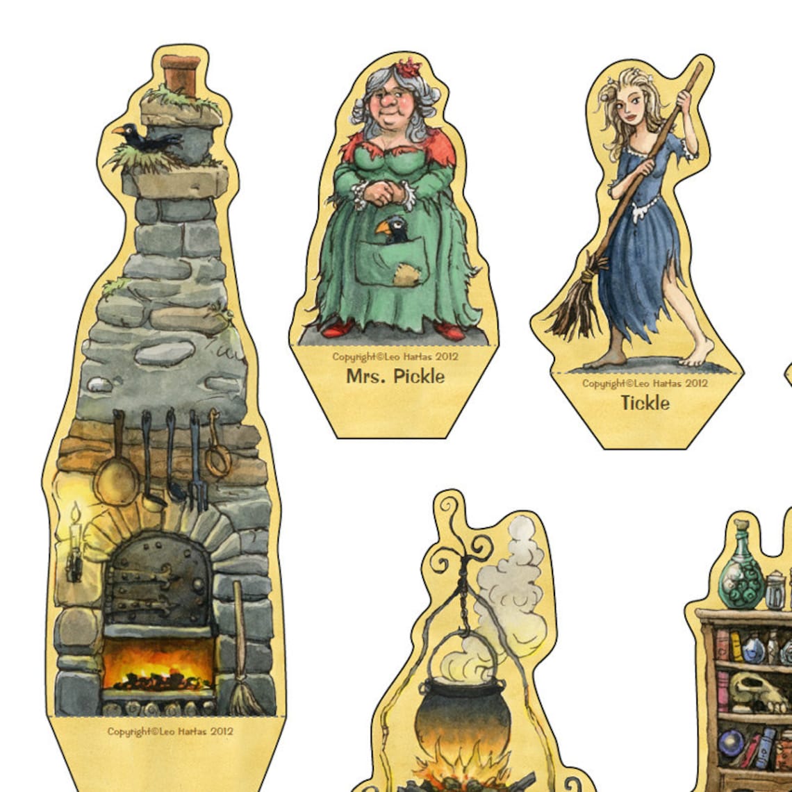 Witches Hovel Play Set Printable - Etsy