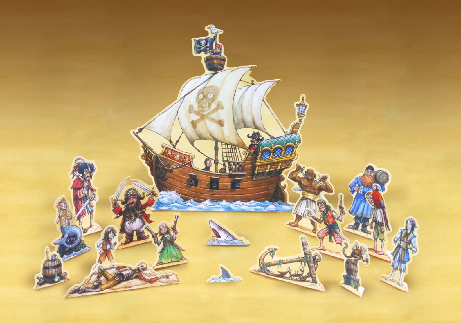 Pirates High Seas Play Set Printable - Etsy
