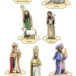 Nativity Play Set Printable - Etsy