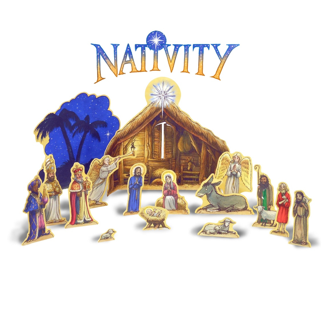 Nativity Play Set Printable - Etsy