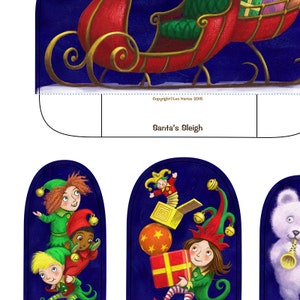 Santa's Workshop Play Set Printable - Etsy