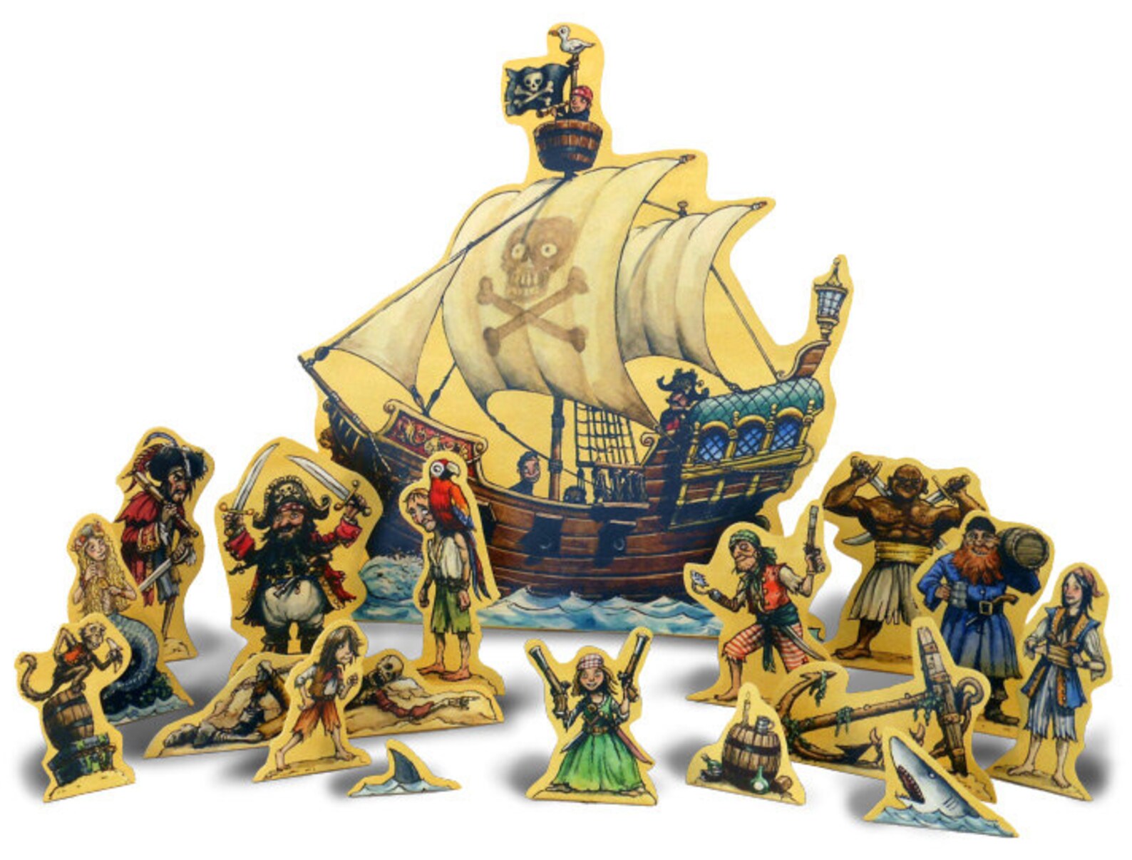 Pirates High Seas Play Set Printable - Etsy