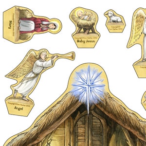 Nativity Play Set Printable - Etsy