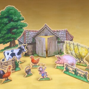 Farm Play Set Printable. - Etsy