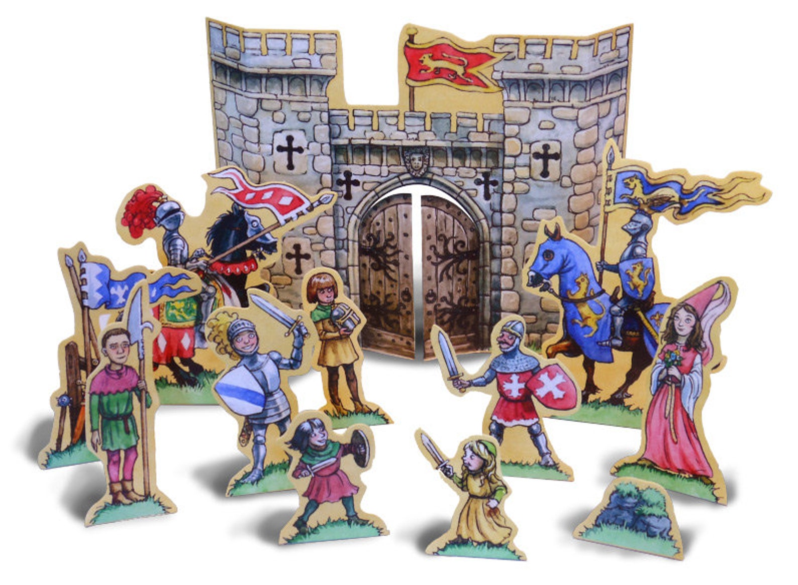 Knights Play Set Printable - Etsy