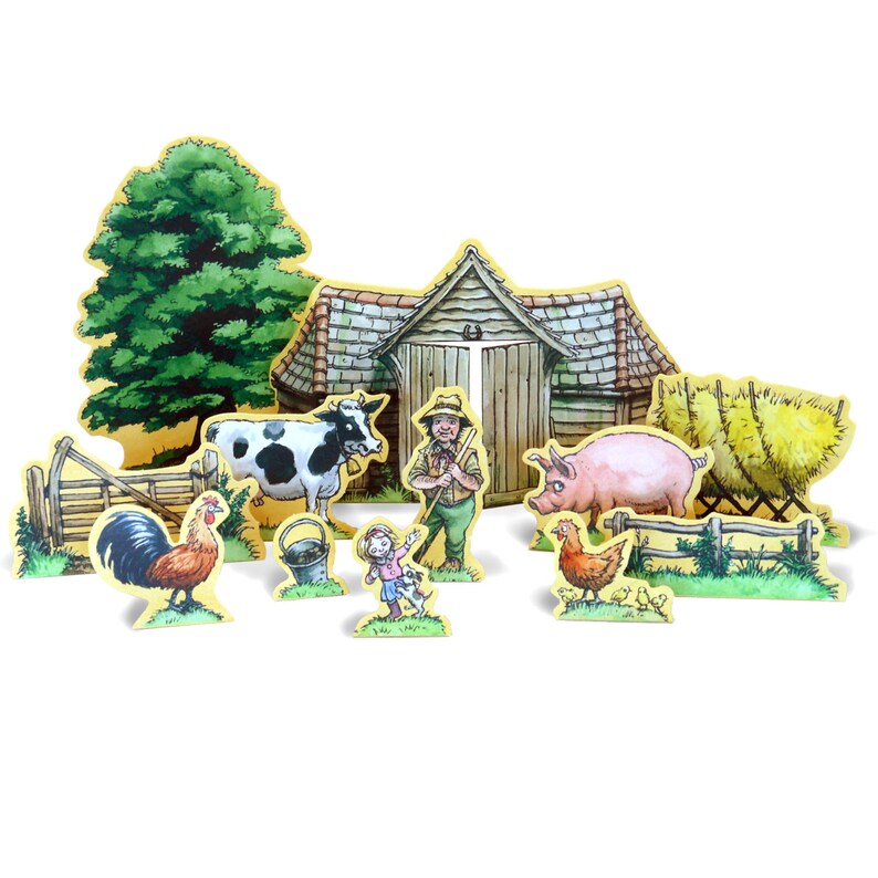 Farm Play Set Printable. - Etsy