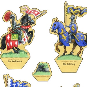 Knights Play Set Printable - Etsy