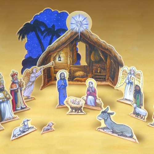 Nativity Play Set Printable - Etsy