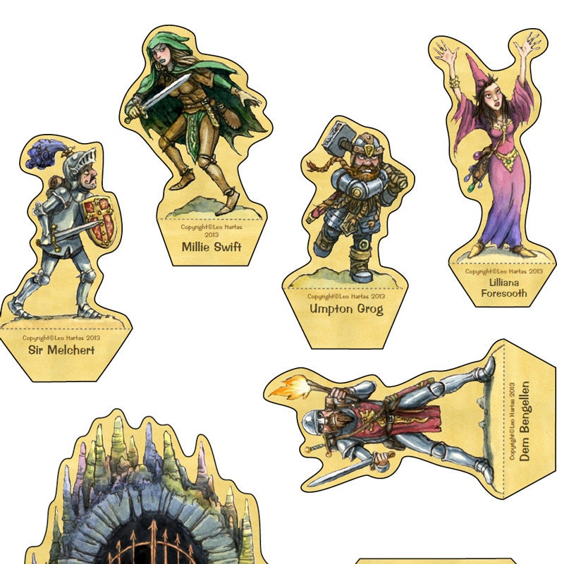 Dragon Great Red Play Set Printable - Etsy