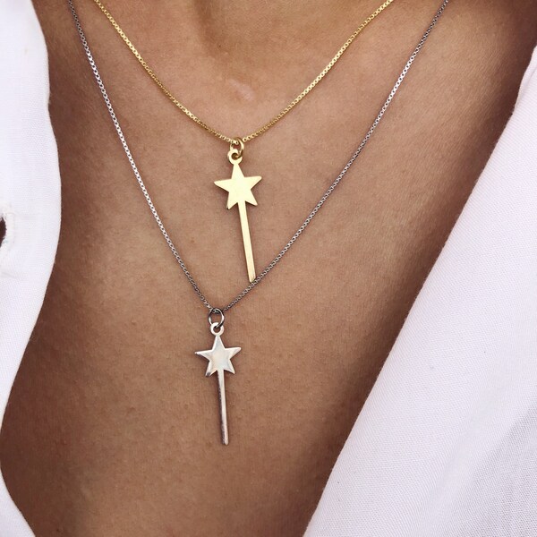 Magic Wand Necklace - Etsy