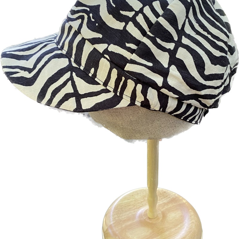 Zebra Hat - Etsy