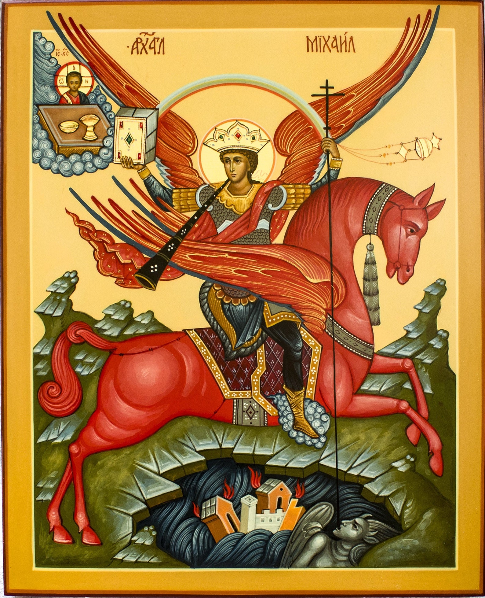 Orthodox icon Archangel Michael Russian icon St Michael | Etsy