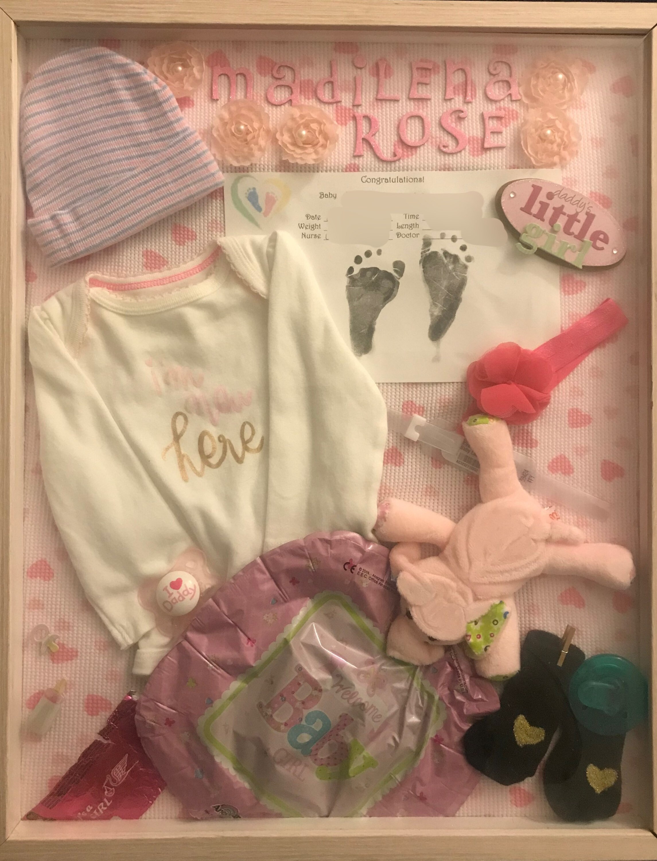 Custom Memory/keepsake Shadow Box - Etsy