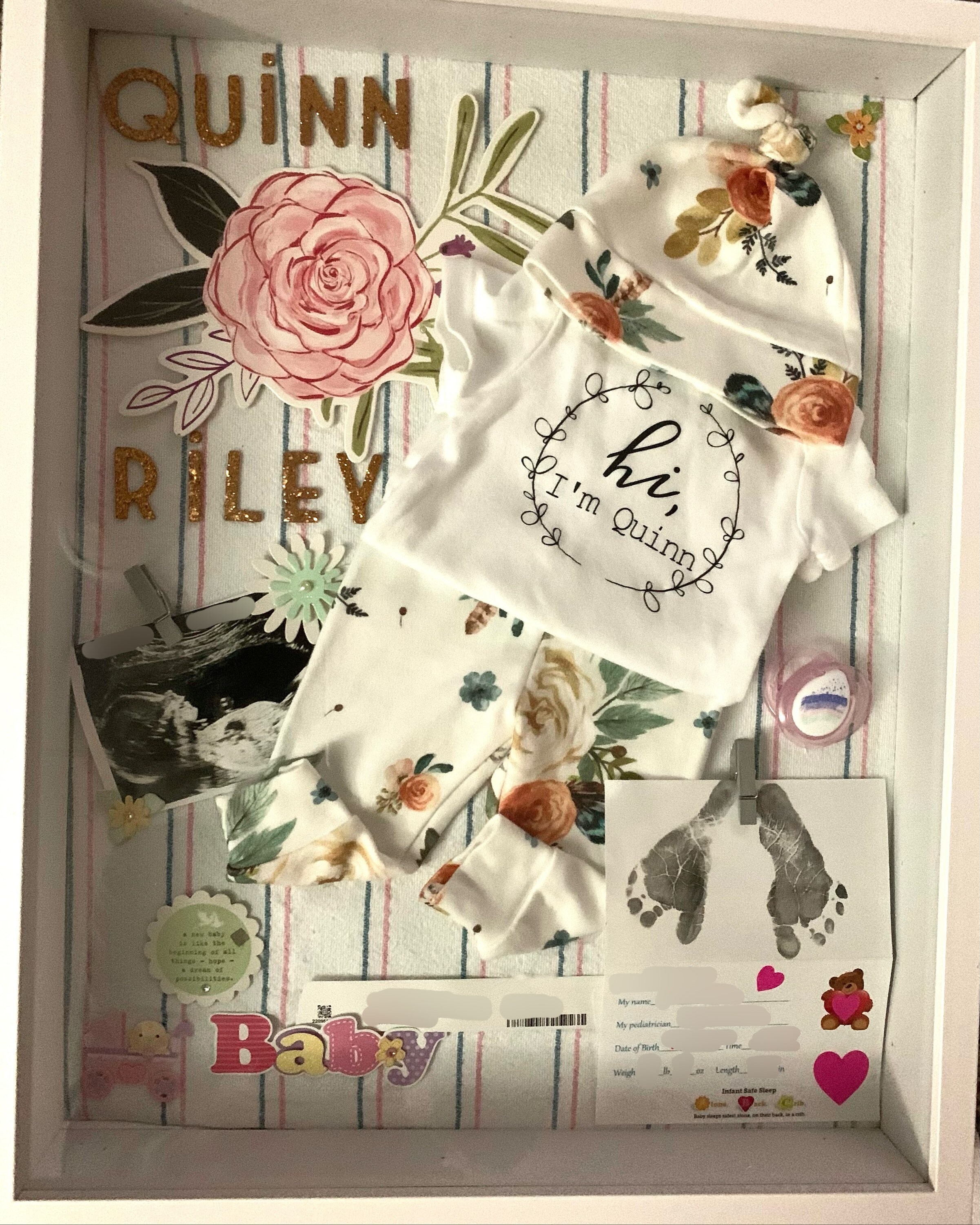 Custom Memory/keepsake Shadow Box - Etsy