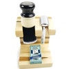 Safety Razor and Shaving Brush Stand Double Decker Wooden, Room for ...
