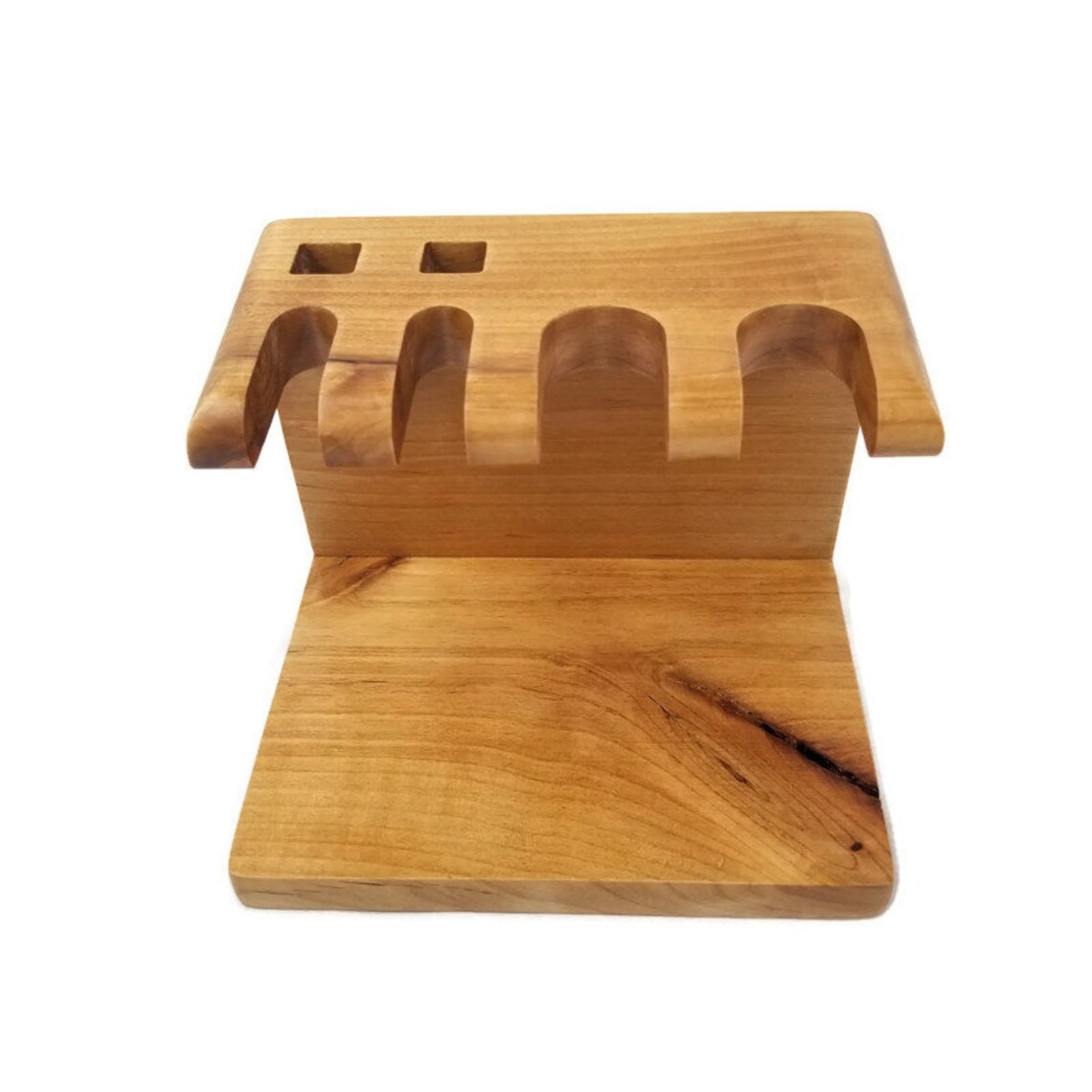 Safety Razor Shaving Brush Stand Custom Wood up to 5 Slots | Etsy