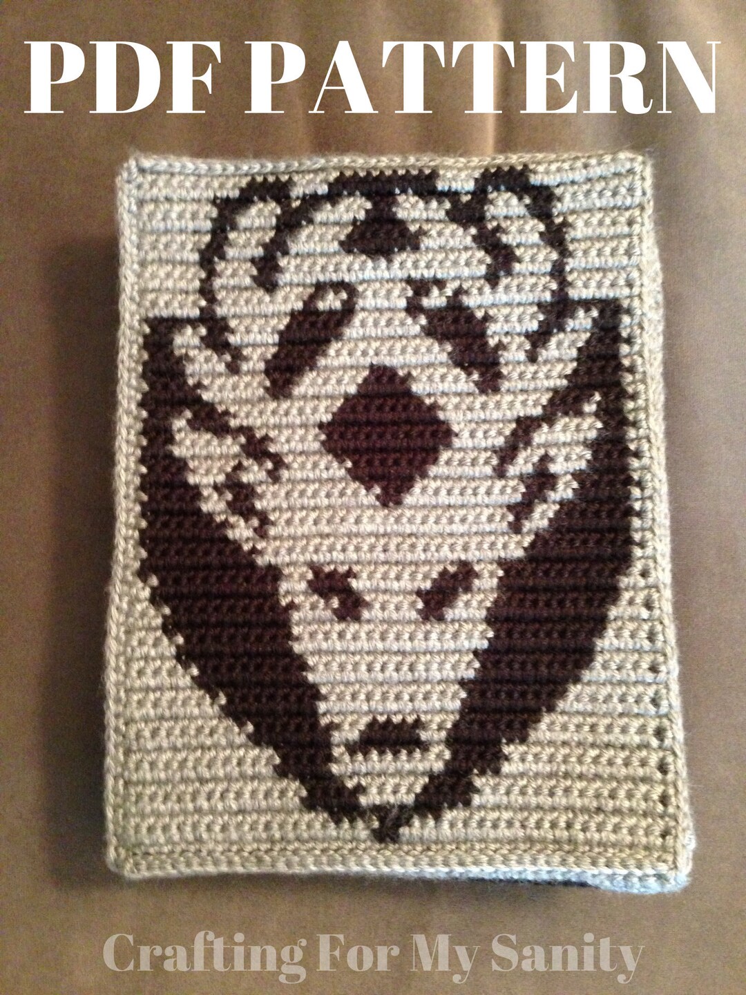Deer Stag City Crest Crochet/cross-stitch PDF Pattern - Etsy