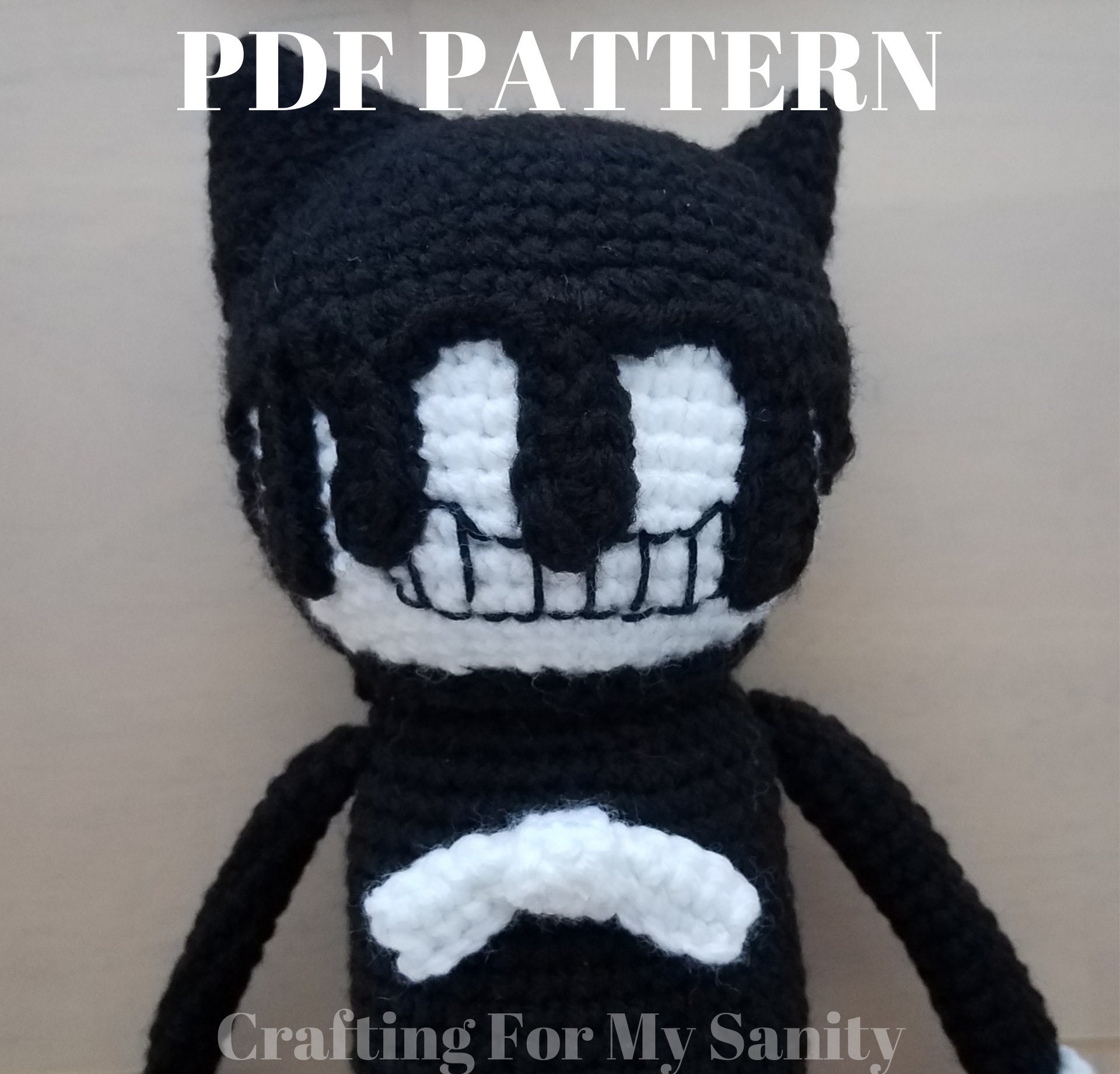 Drippy Ink Demon Amigurumi Crochet Pattern - Etsy