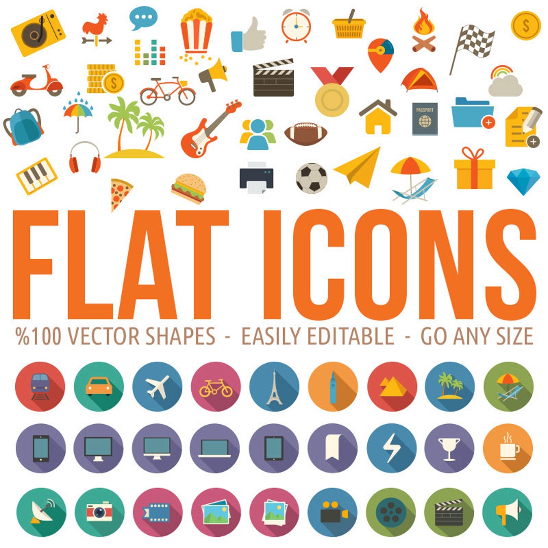 Tonicons - 2000 Icons / Clipart Bundle - Etsy