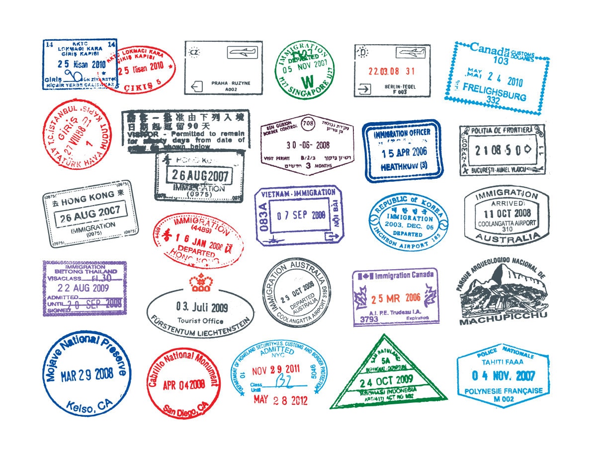 Authentic Passport & Postage Stamps and Badges - Etsy