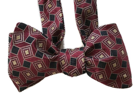 Silk Bow Tie for Men Viceroy One-of-a-kind Handcrafted - Etsy Australia